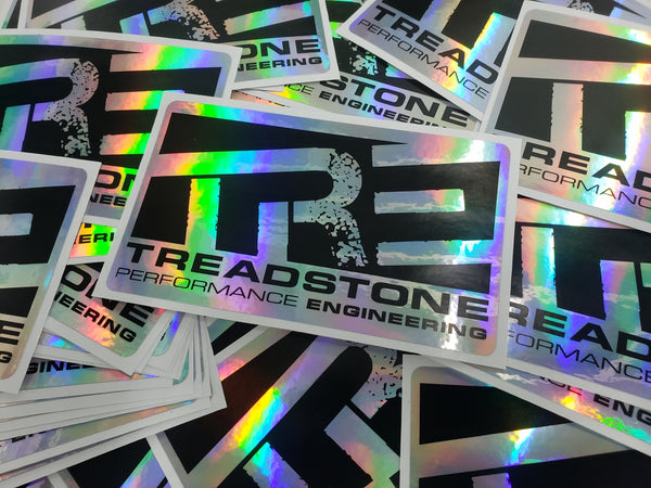 TREADSTONE TRE LOGO HOLOGRAPHIC STICKER - Synergy Raceparts