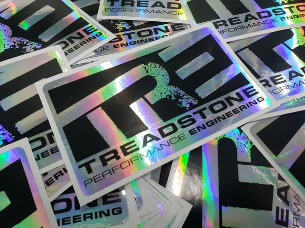 TREADSTONE TRE LOGO HOLOGRAPHIC STICKER - Synergy Raceparts